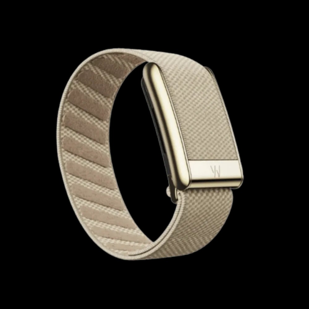 Buy Whoop 5.0 Superknit Luxe Dune with Gold Band (12 Month Peak ...
