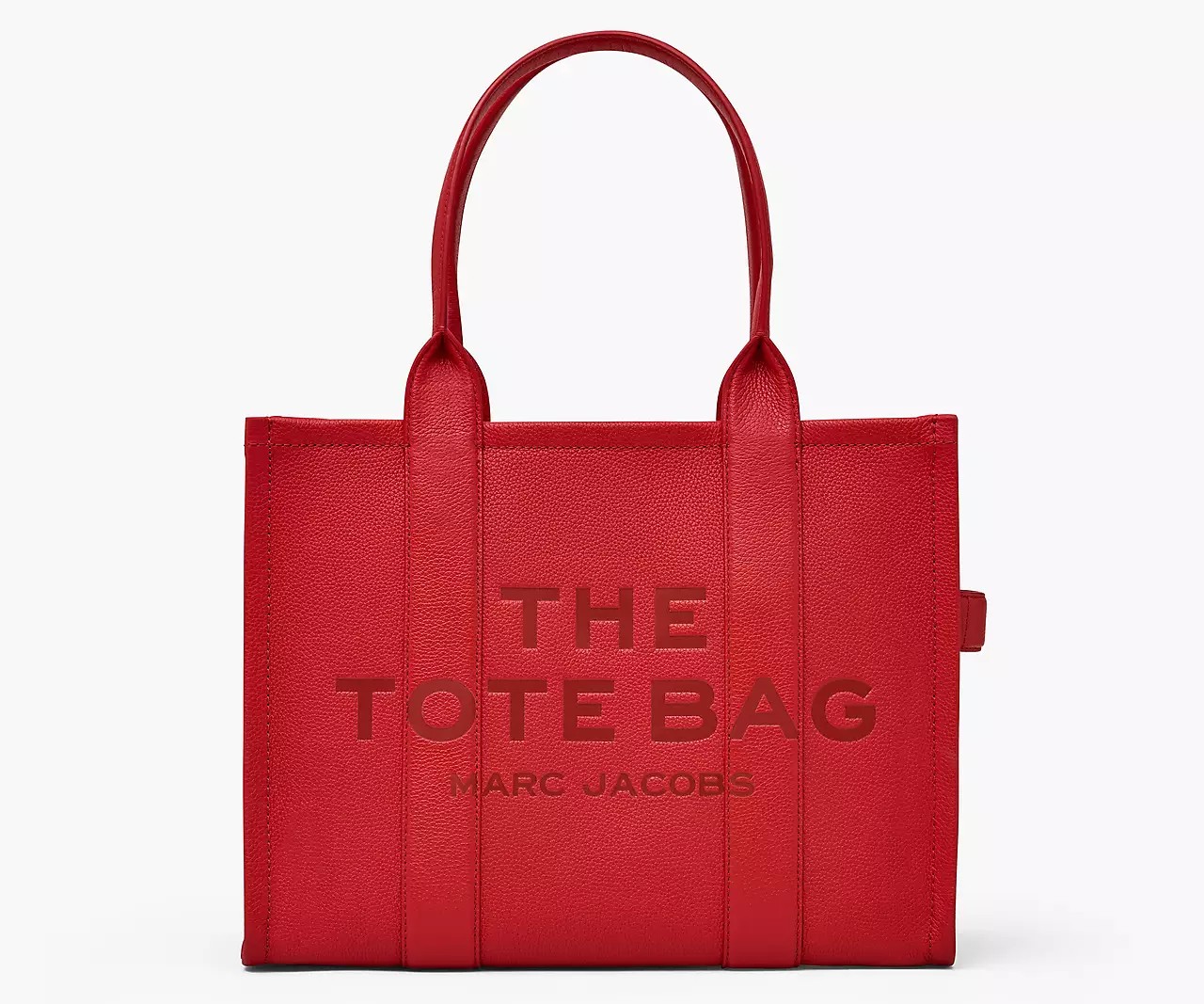 Marc Jacobs The Leather Large Tote Bag 'True Red' | Hype Fly India